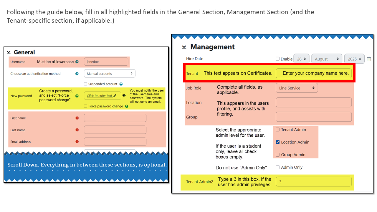 How to Create/Add Users